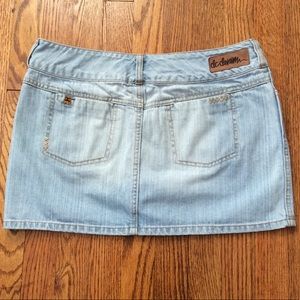 DC | Skirts | Dc Faded Denim Mini Skirt | Poshmark